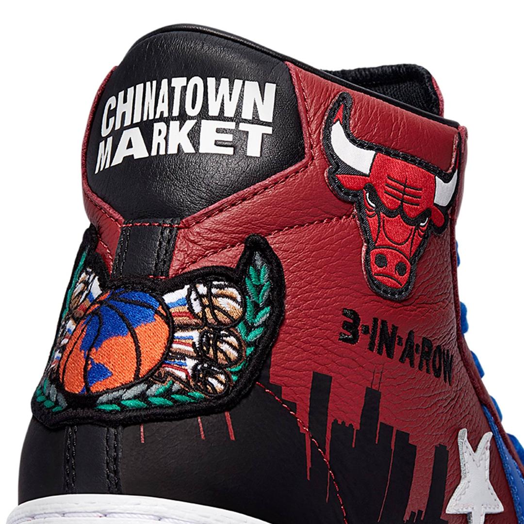 Converse x Chinatown Market "Chicago Bulls Championship Jacket" Pro Leather