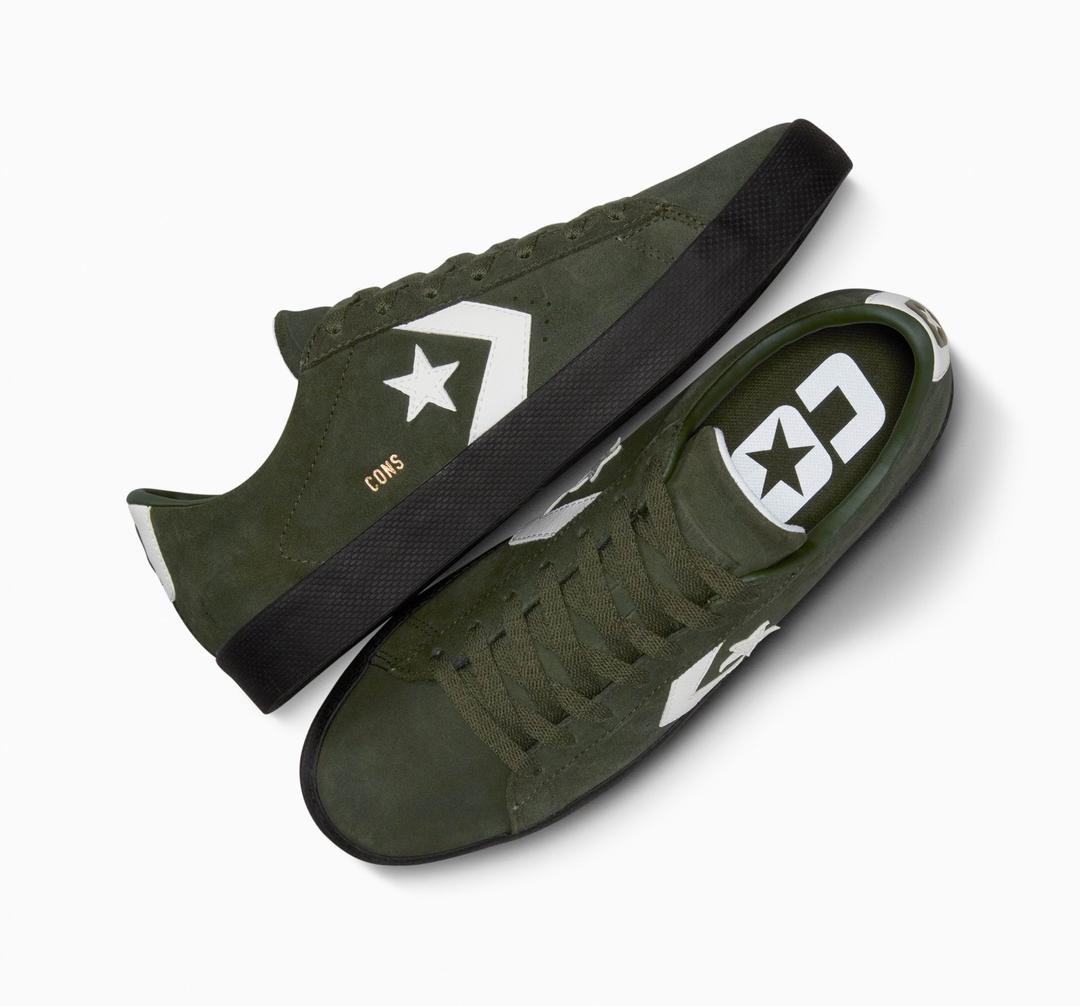 CONS PL Vulc Pro Suede - Zielone Zamszowe Trampki - A04603C - Converse.pl