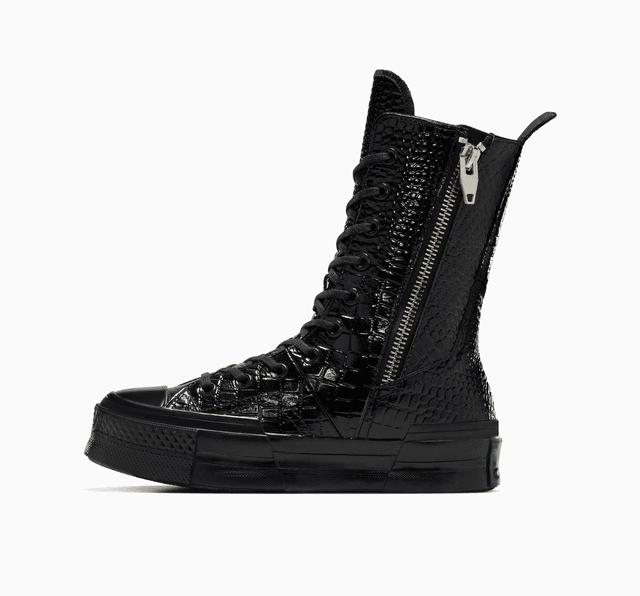 Chuck 70 Plus XHi Leather Black A09381C