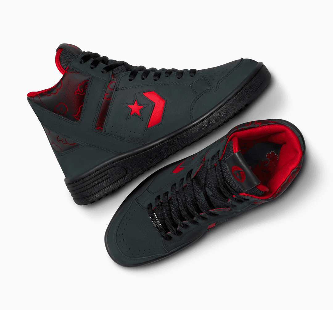 Converse x NARUTO SHIPPUDEN Itachi Weapon Black/Red/Moonbathe A14835C