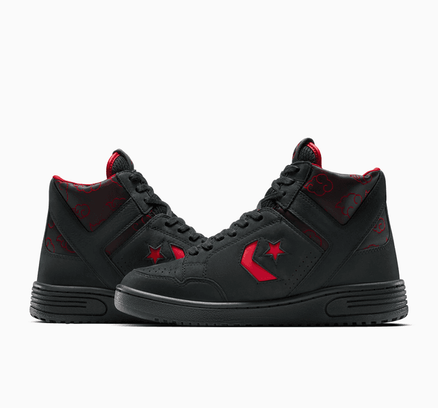 Converse x NARUTO SHIPPUDEN Itachi Weapon Black/Red/Moonbathe A14835C