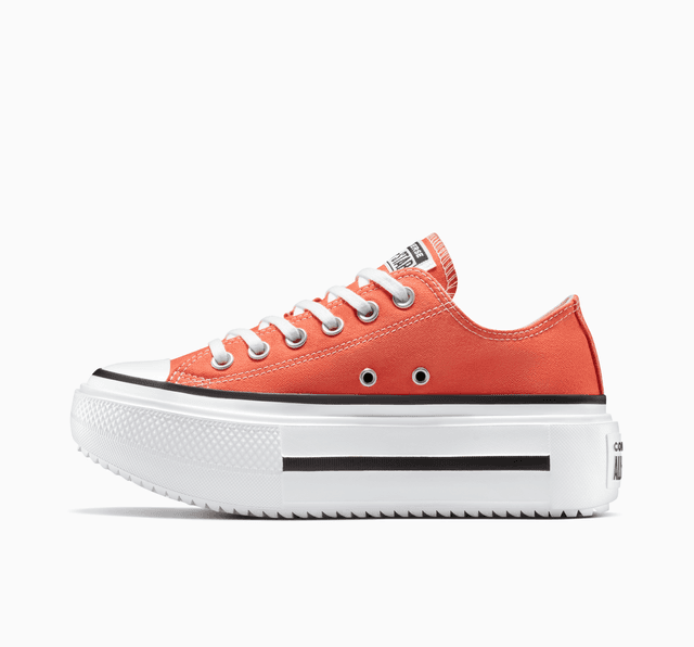 Chuck Taylor All Star Lift Double Stack Platform Vermillion Red/White ...